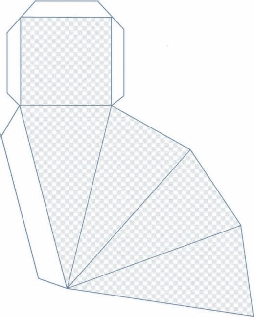 Moldes de Caixa Pirâmide PNG: Praticidade para Projetos Encantadores