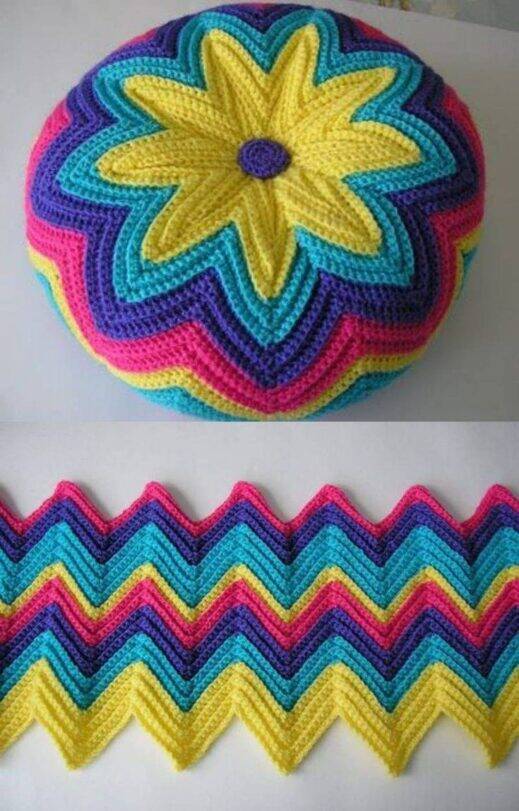 24 Almofadas de Crochê que Vão Transformar a Sua Decoração!