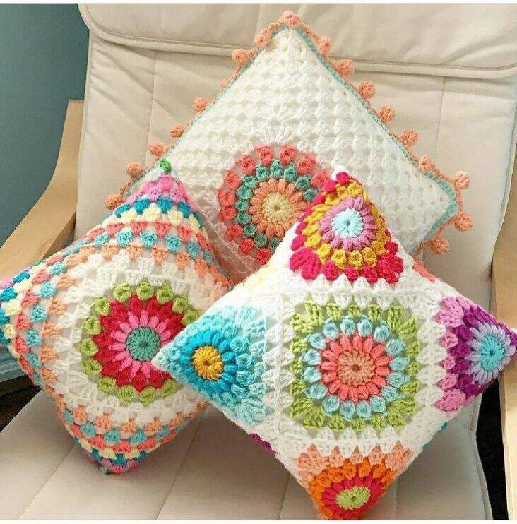 Veja Almofadas de Crochê Lindas e Únicas: Peças Charmosas para Decorar!