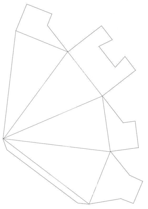 Moldes de Caixa Pirâmide PNG: Praticidade para Projetos Encantadores