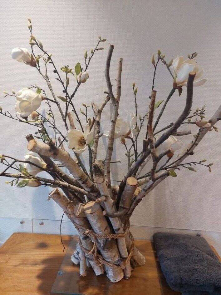 Arte com Flores em Tronco: Dicas para Criar Peças Rústicas e Sofisticadas