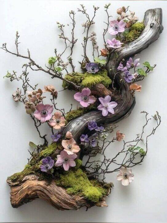 Arte com Flores em Tronco: Dicas para Criar Peças Rústicas e Sofisticadas