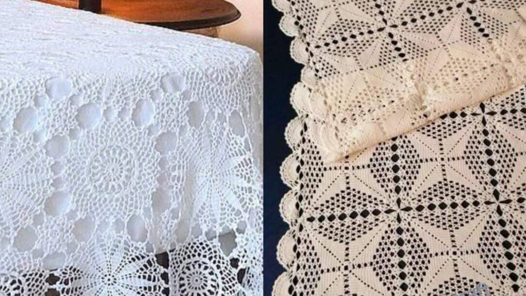 10 Toalhas de Mesa em Crochê: Como Escolher um Modelo Sofisticado