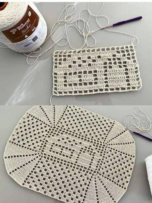 25 Peças de Crochê que Encantam: Tapetes e Caminhos de Mesa com Muito ...