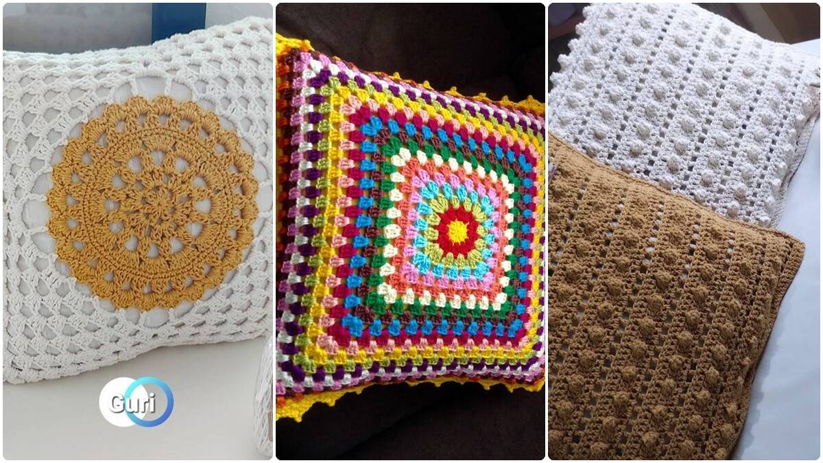 15 Almofadas de Crochê: Toque Artesanal que Transforma!