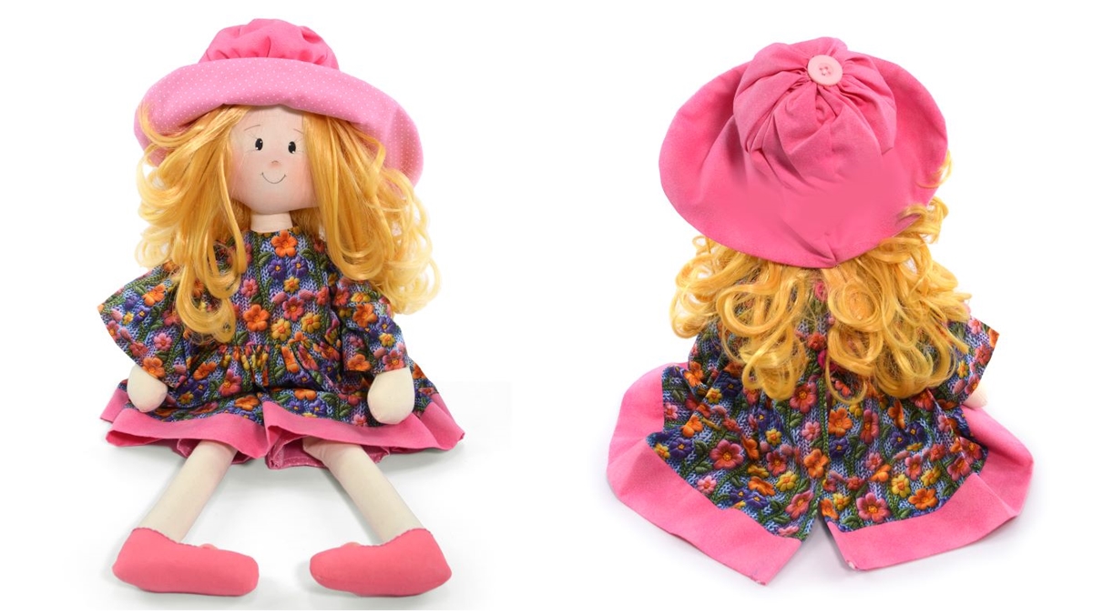 Boneca Rita em Patchwork: Fofura e Charme para Você Criar!